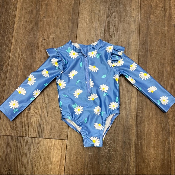 Gerber | Swim | Gerber 2 Month Girls Bathing Suit Daisys Like New ...
